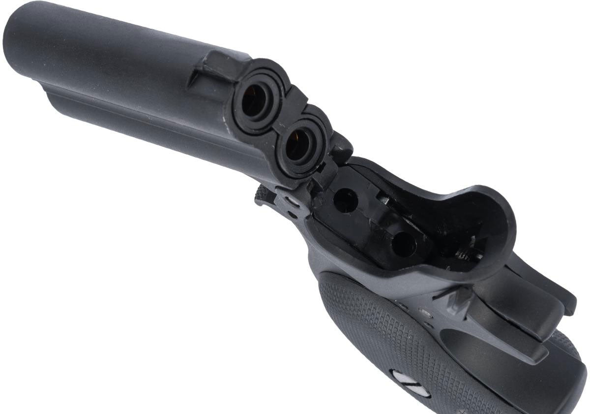 Maxtact Gas Powered Full Metal Derringer Airsoft Double Barrel Pistol ...