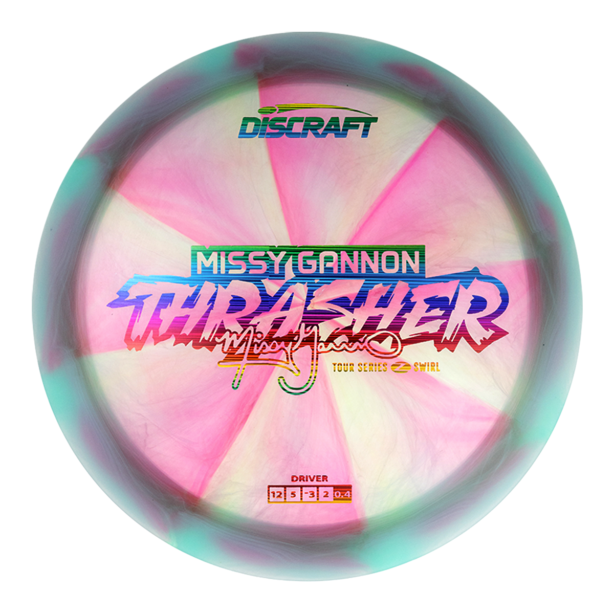Discraft Z Swirl Thrasher Disc - Missy Gannon 2025 Tour Series – PB Sports LLC