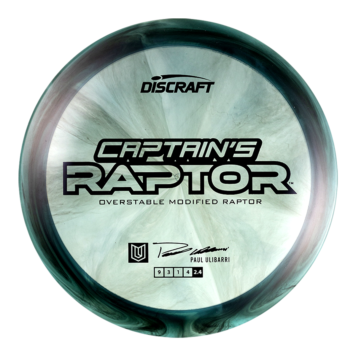 Discraft Paul Ulibarri 2025 Z Swirl Captain's Raptor Golf Disc – PB ...