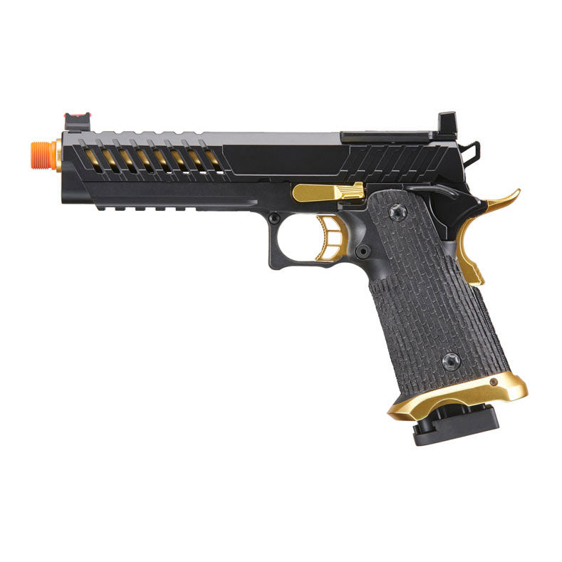 Lancer Tactical Knightshade Hi-Capa Gas Blowback Airsoft Pistol w/ Red ...