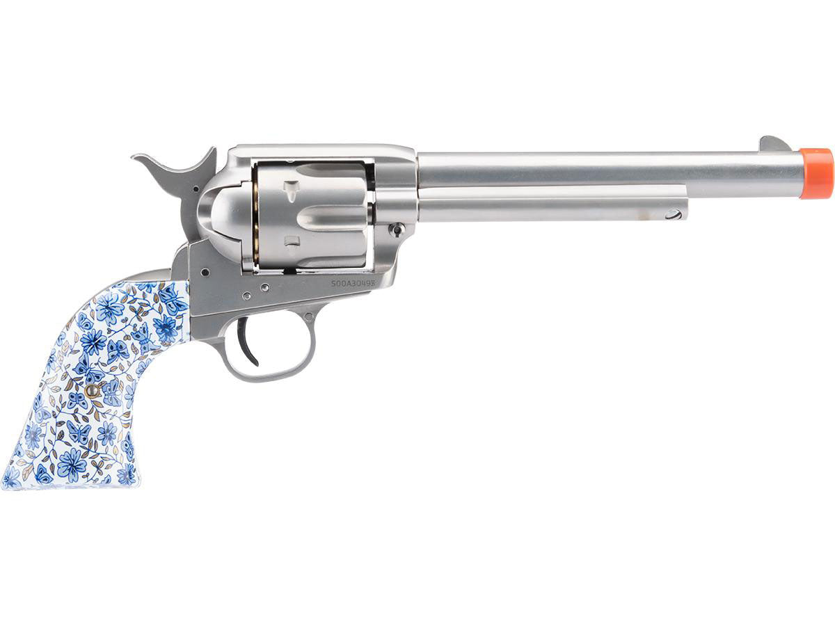 Colt SAA .45 Peacemaker Gas Powered Airsoft Revolver - Cavalry Barrel ...