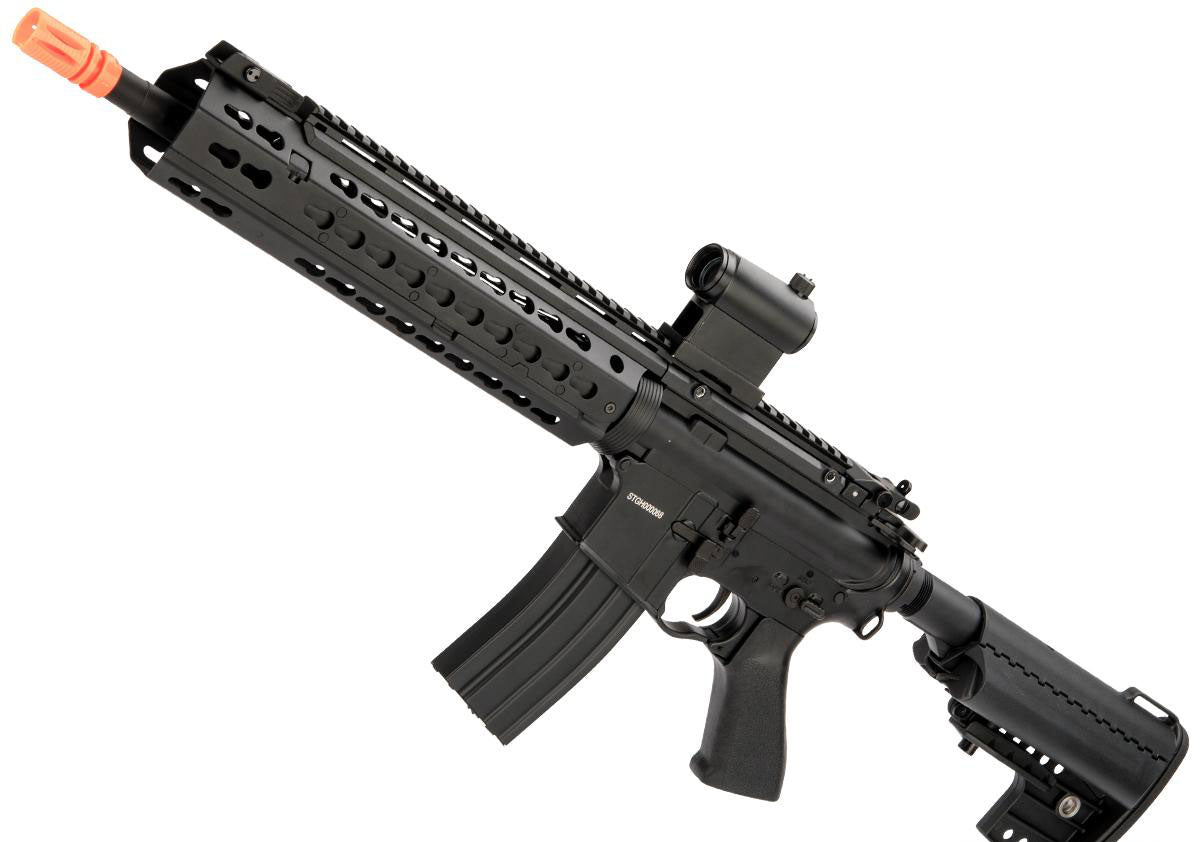 CYMA Sport Keymod-S Full Metal M4 Airsoft AEG - Black - 14" Barrel - 1 ...