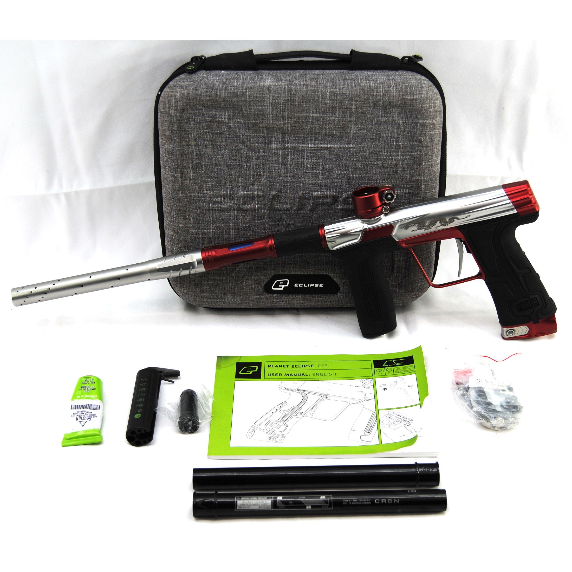 Used Planet Eclipse CS3 - Silver/Red w/ Dragon Laser – PB Sports LLC