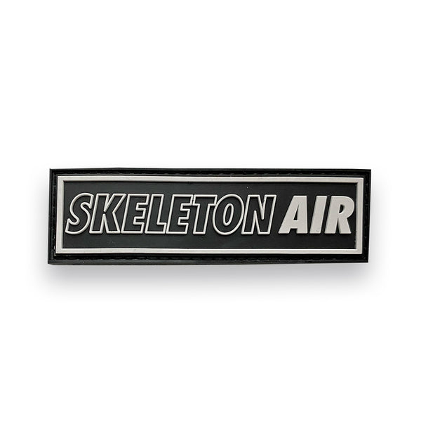 Infamous Paintball Skeleton Air Mid Patch - Black White – PB Sports LLC