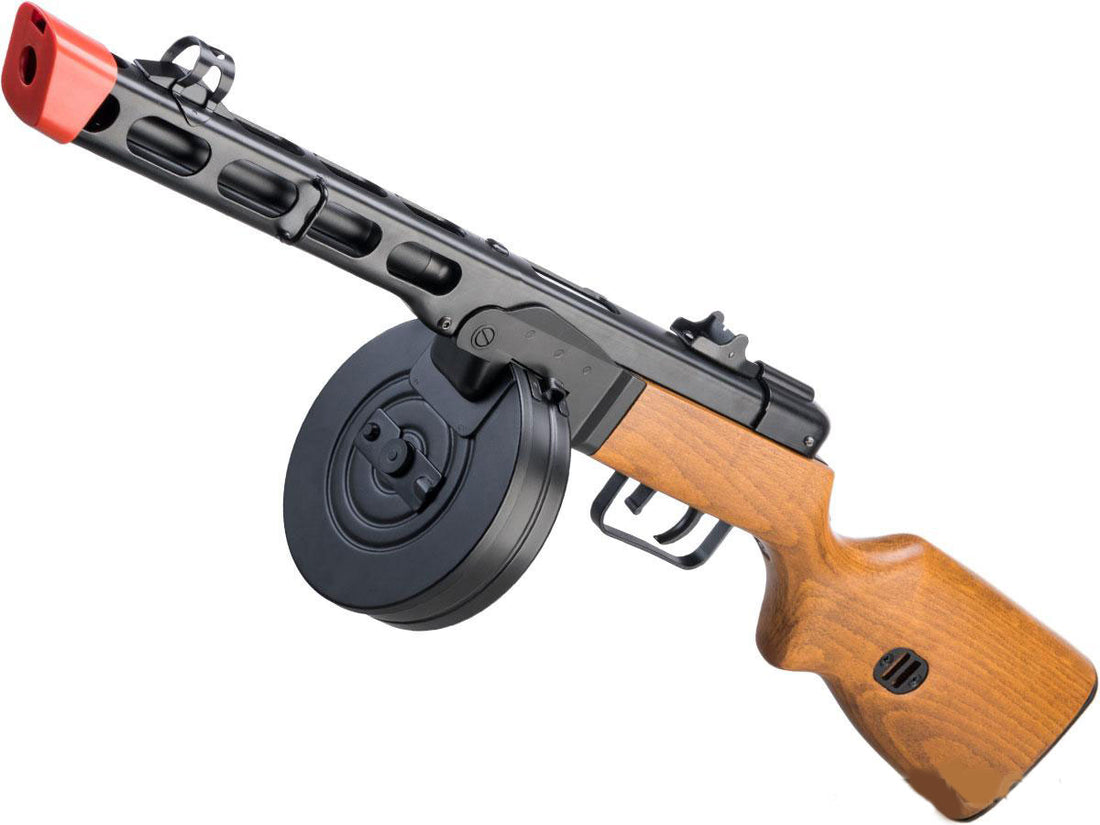 ARES PPSh-41 Real Wood Airsoft AEG SMG w/ Drum Magazine – PB Sports LLC