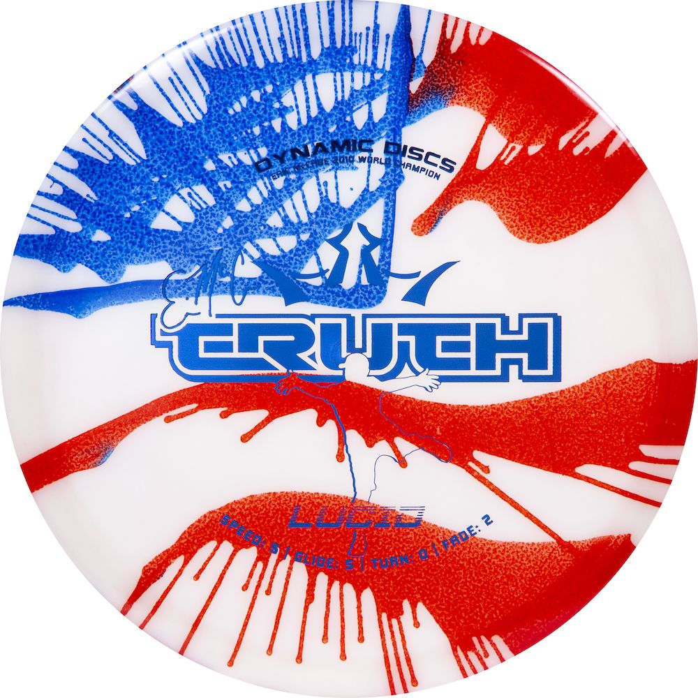 Dynamic Discs Lucid EMAC Truth MyDye American Flag Disc – PB Sports LLC