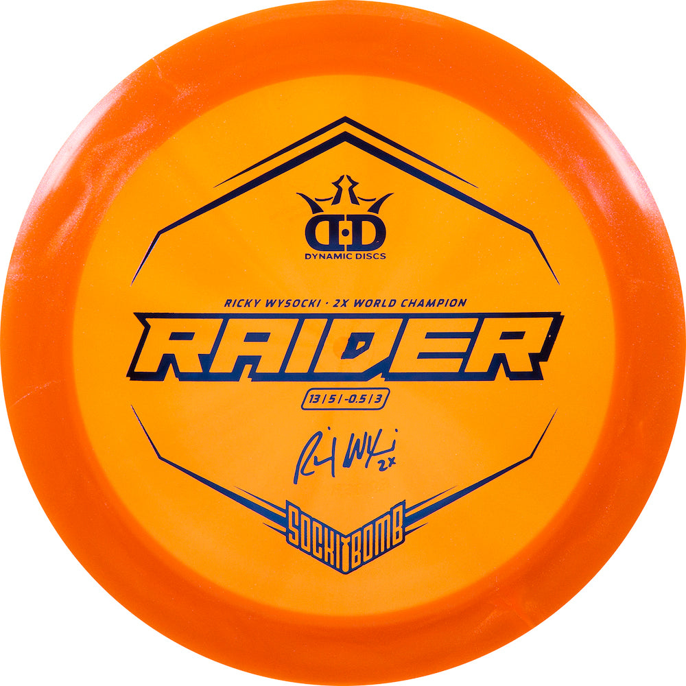 Dynamic Discs Lucid Ice Glimmer Raider Disc - Ricky Wysocki Sockibomb ...