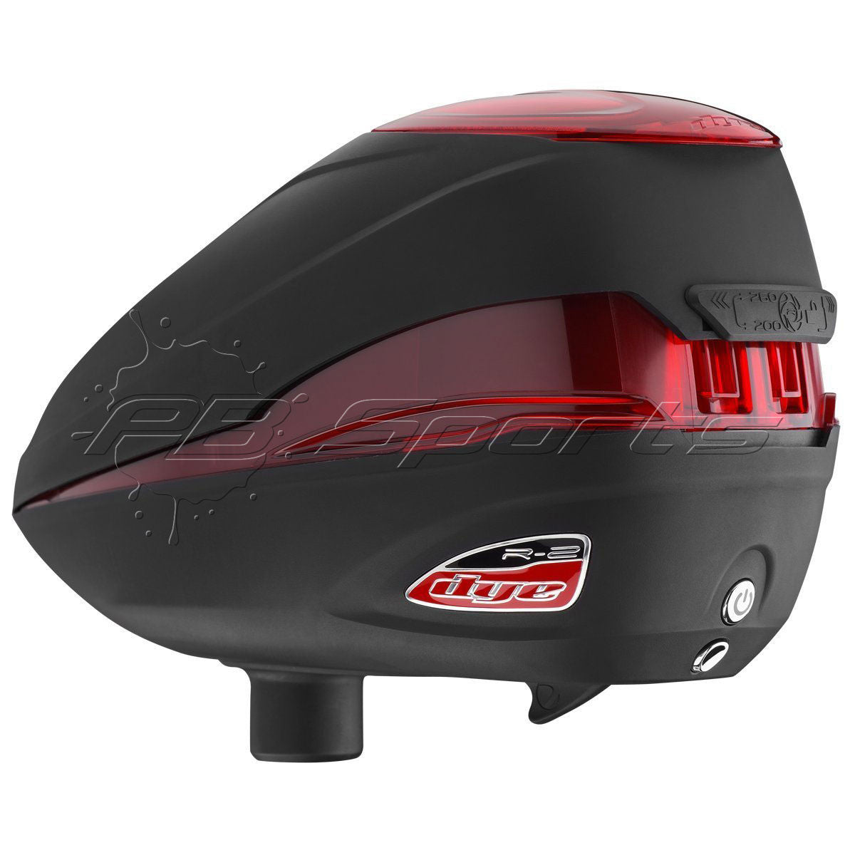 DYE Rotor R2 Paintball Loader - Black/Red – PB Sports LLC