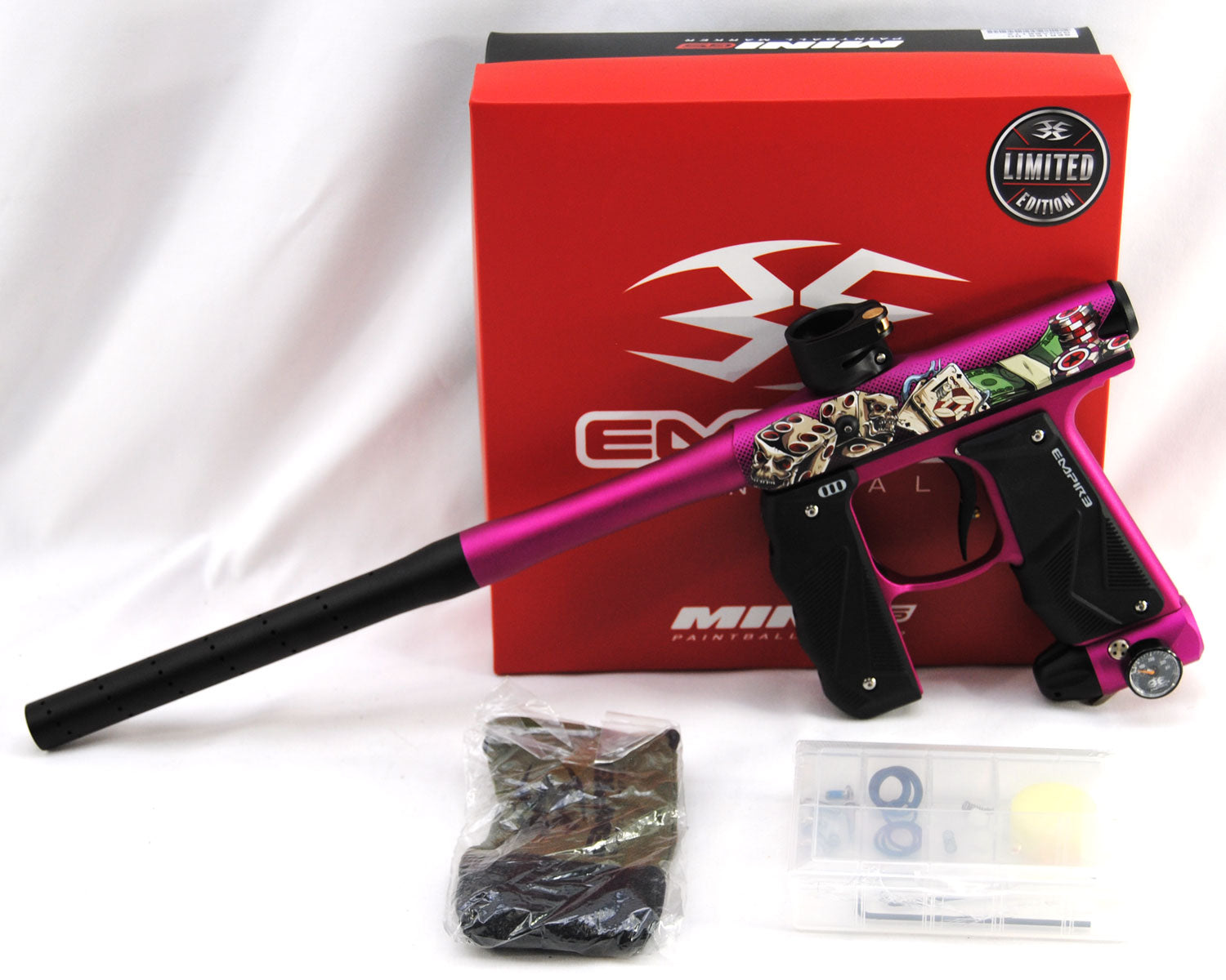 Empire Mini GS Paintball Gun w/ 2 Piece Barrel - Midnight Gambler Edit ...