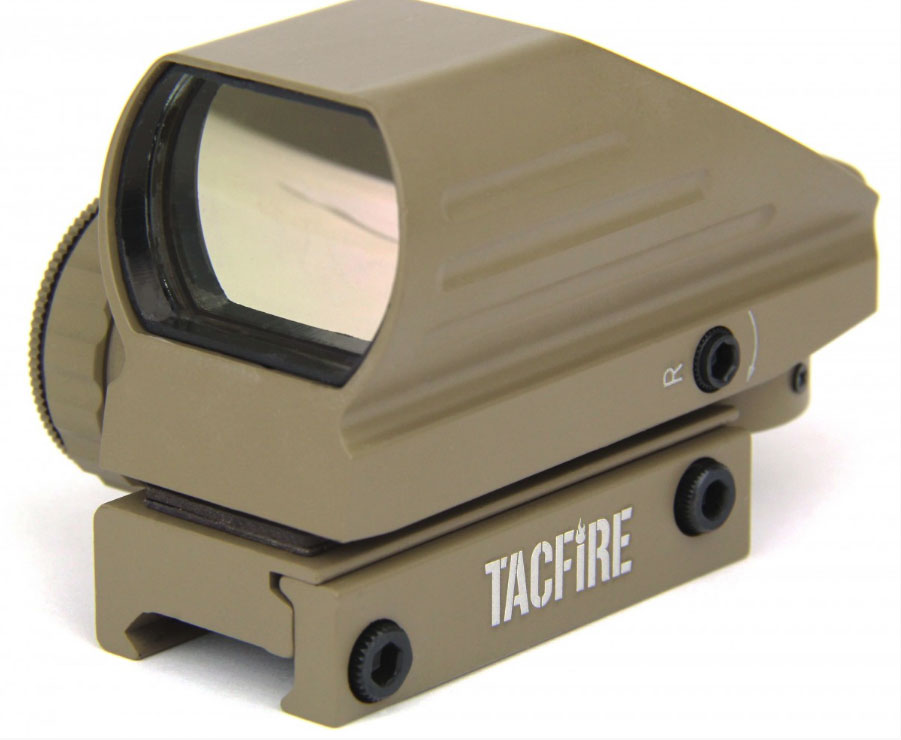 TACFIRE Tactical Illuminated Multi Reticle Reflex Sight - Tan – PB ...